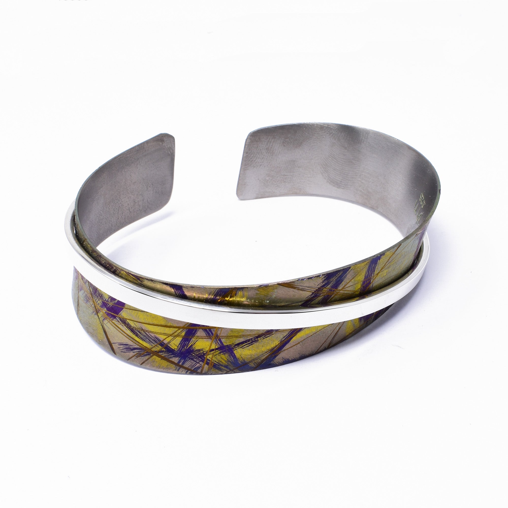 Gold Titanium Postmodern Bracelet | Artina's Jewellery