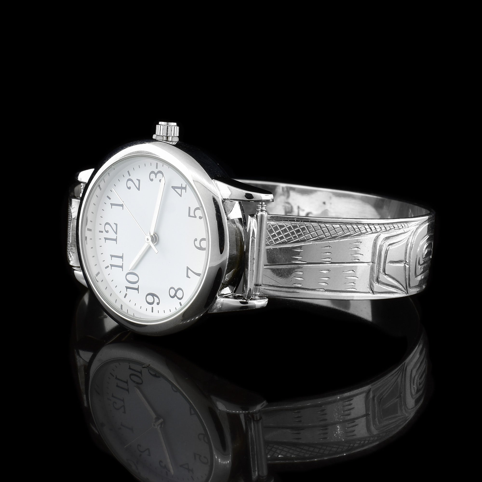 Eagle and Raven Sterling Silver Watch | Artina's Jewellery