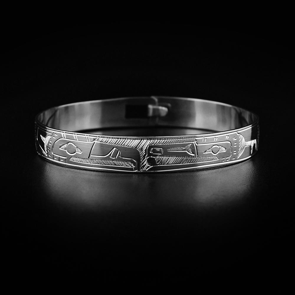 Eagle and Raven Clasp Bracelet 3/8"