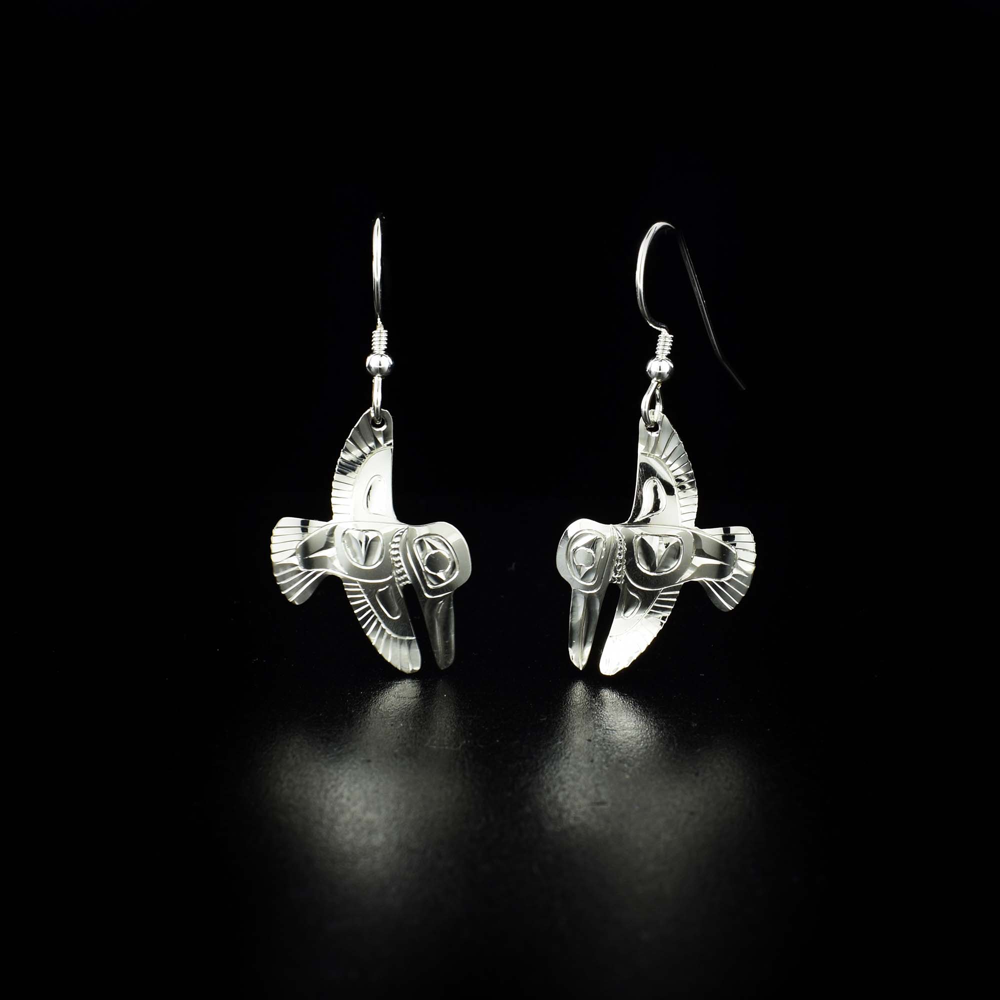 Sterling Silver Flying Hummingbird Earrings | Artina's Jewellery